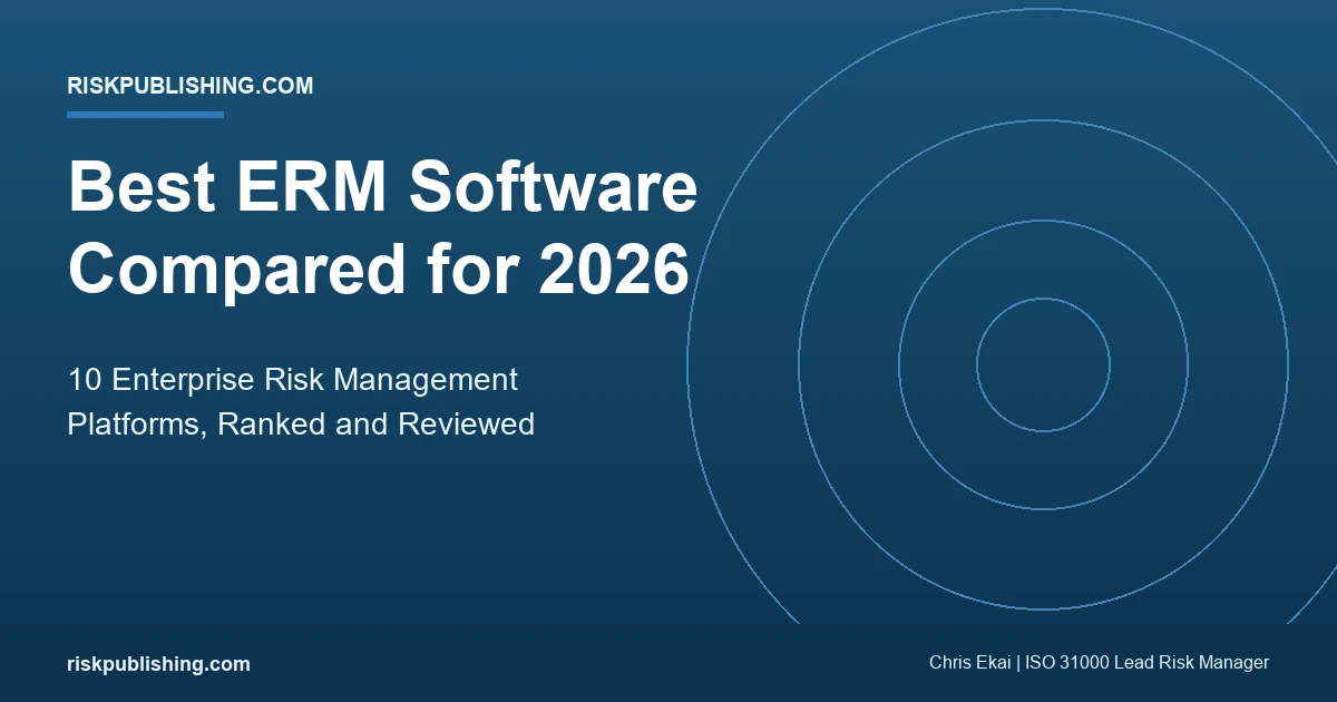 Best Enterprise Risk Management Software: Top 10 For 2026